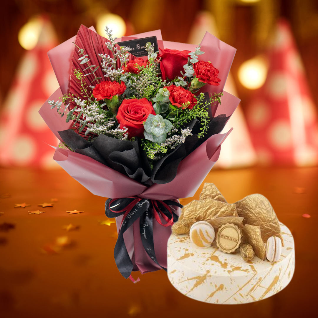 Rangkaian Bunga Ulang Tahun Indah & Eksklusif | Le Bliss Bouquet
