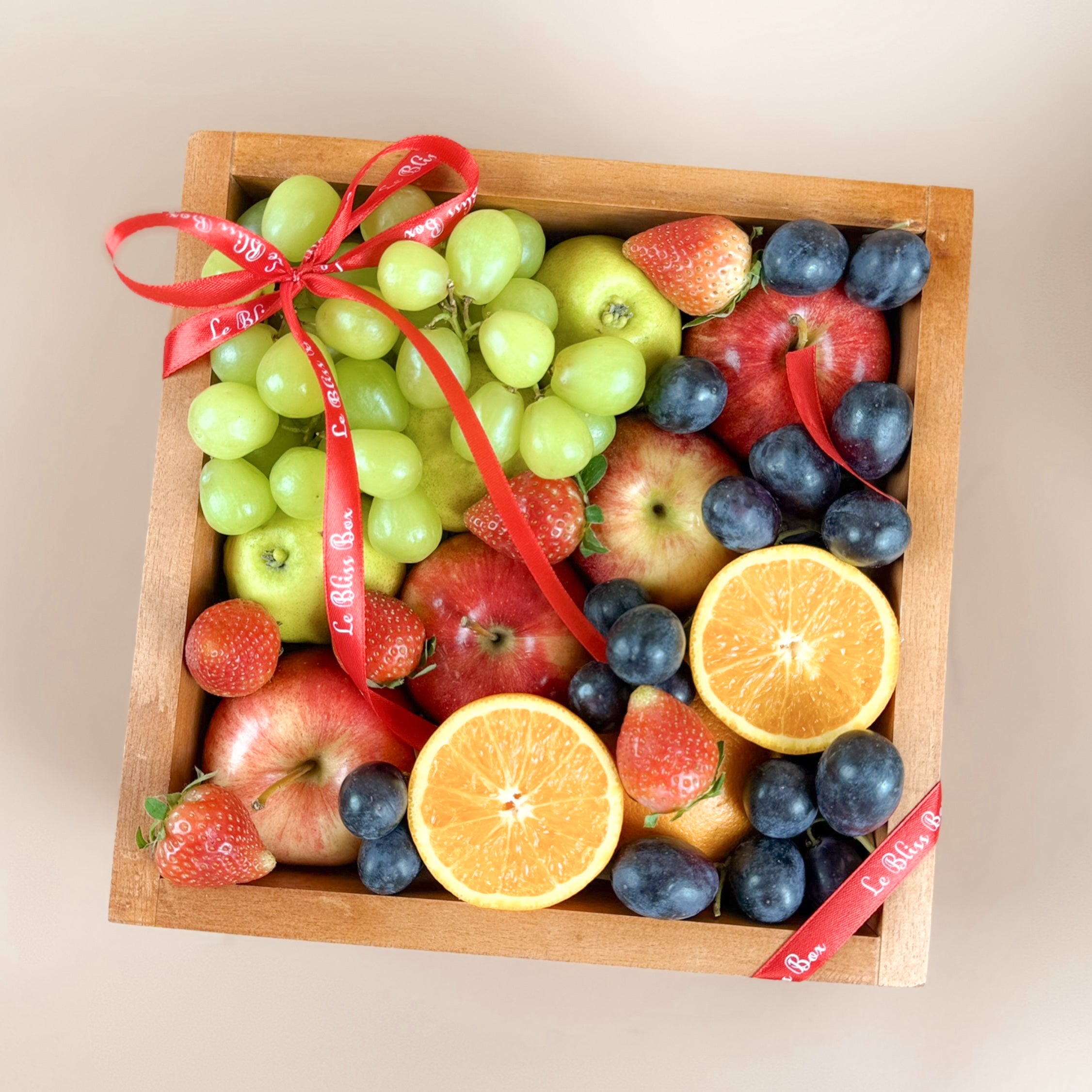Petite Colorful Wooden Fruit Box – Le Bliss Bouquet