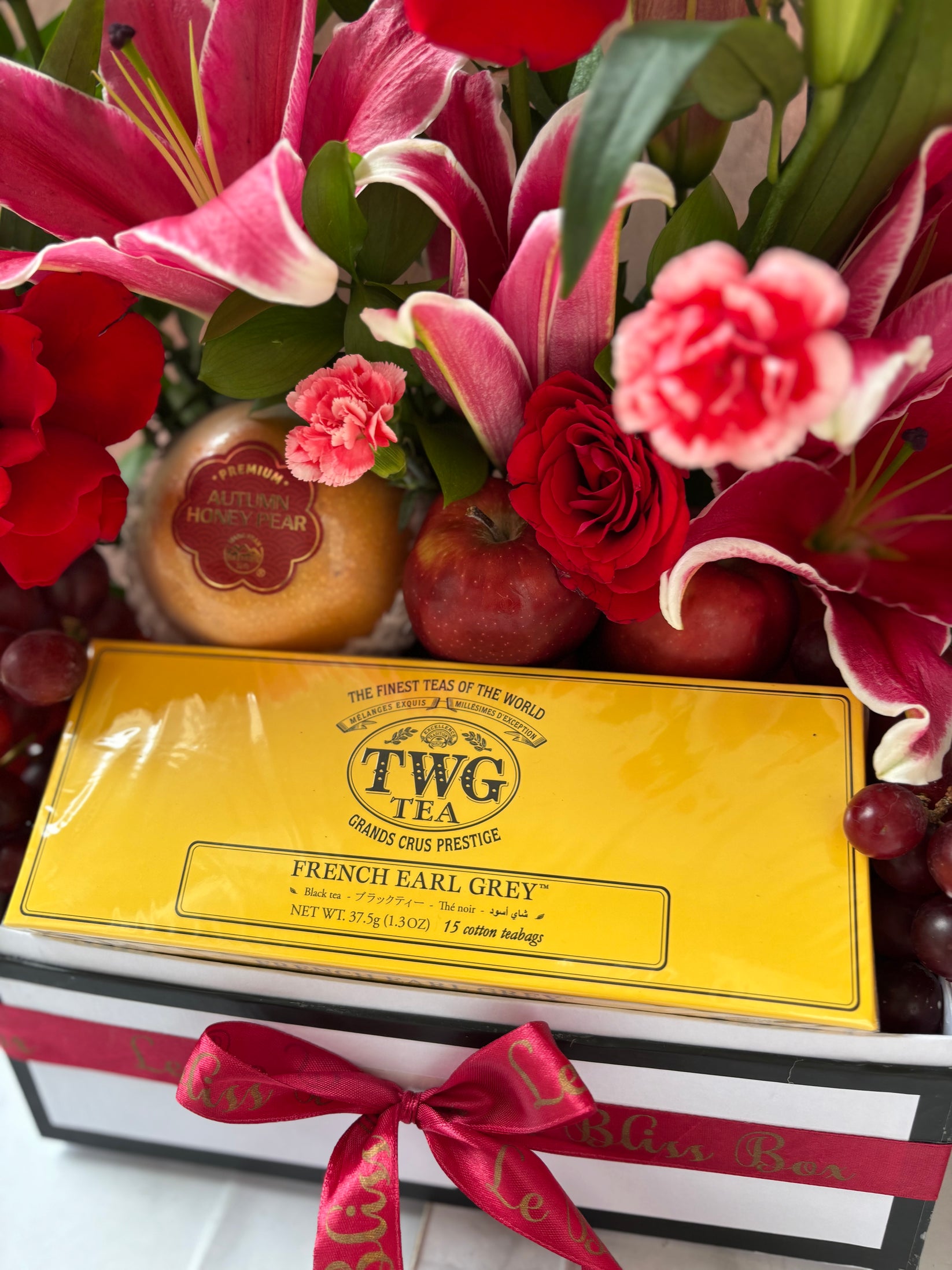 TWG Tea Red Lily Hamper – Le Bliss Bouquet